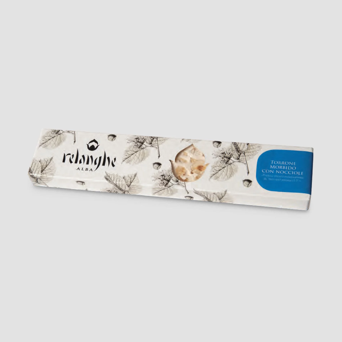 Torrone con Nocciole Piemonte, 250g Conf. Regalo - Bon Bon e Caffè