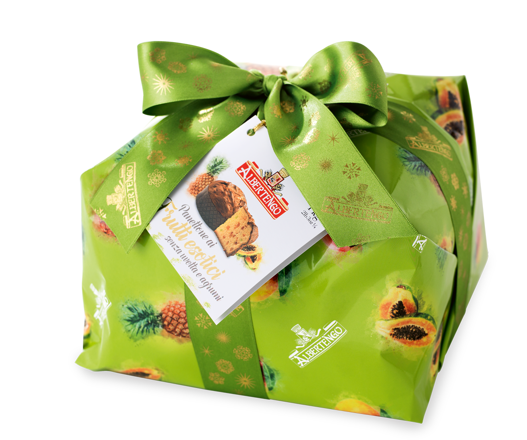 Panettone FRUTTI ESOTICI Albertengo 1Kg - Bon Bon e Caffè